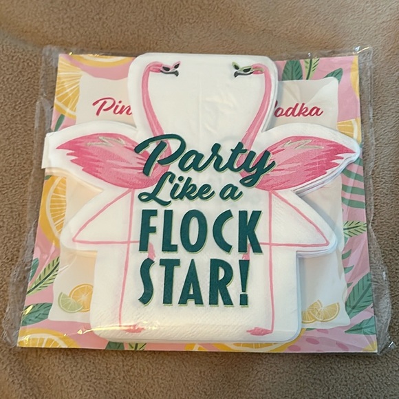 Kitchen | Party Like A Flock Star Flamingo Napkins | Poshmark